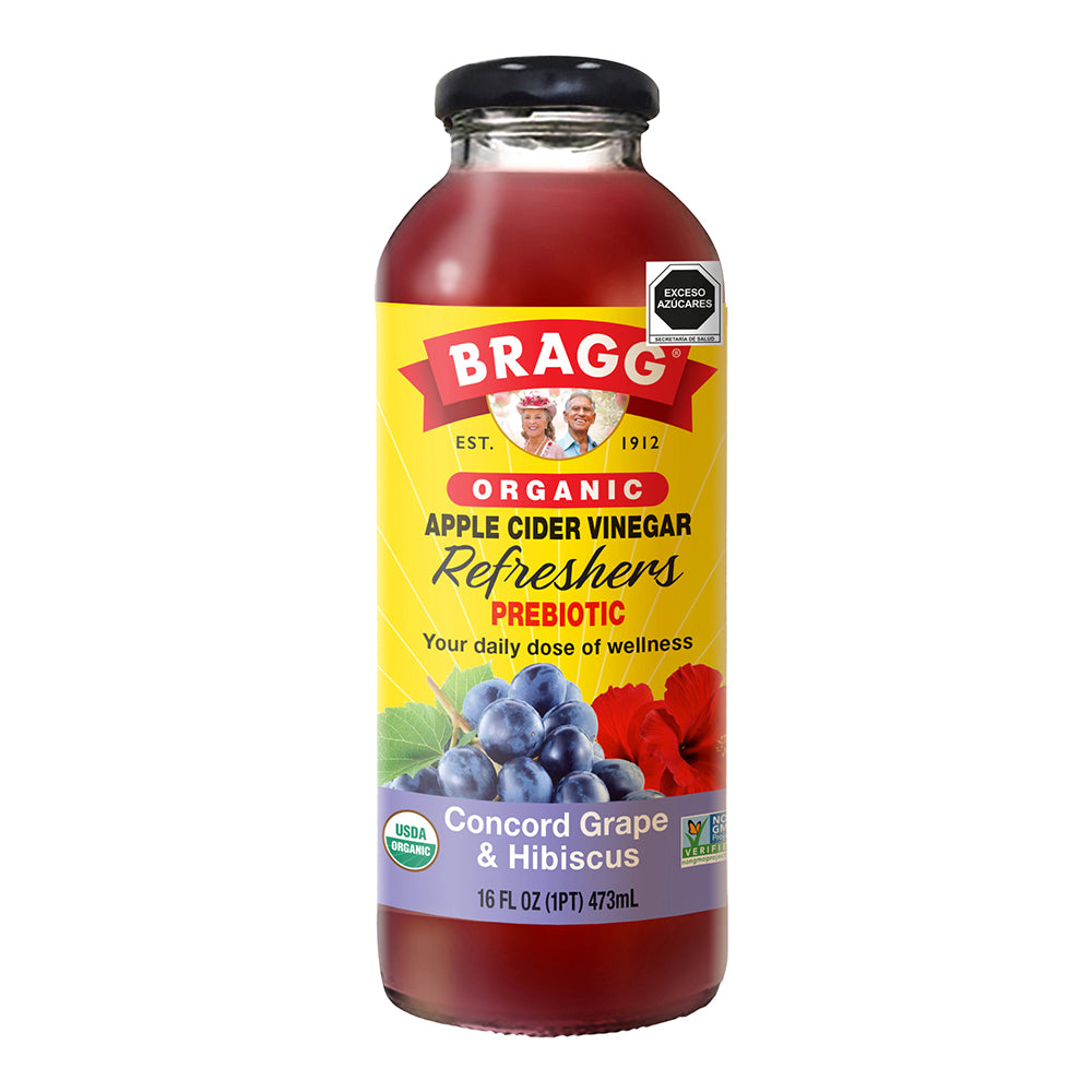 Bebida De Vinagre De Manzana Con Uva y Jamaica – Natureganix
